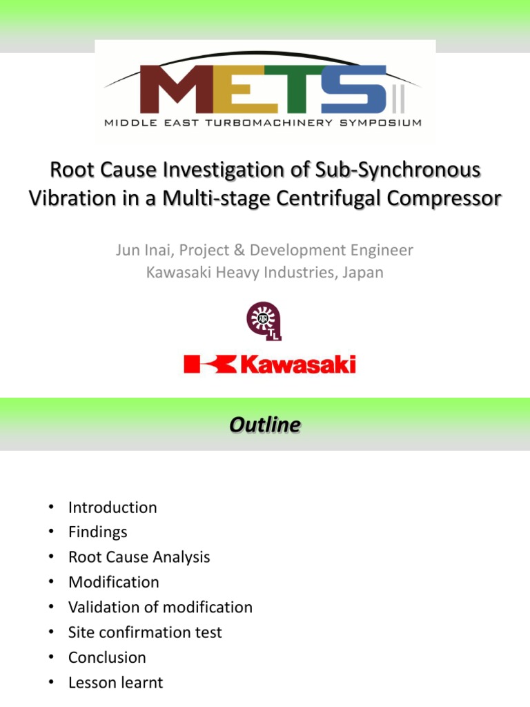 Root Cause Investigation of Sub Synchronous Vibration 1655834080 | PDF | Mechanical Engineering ...