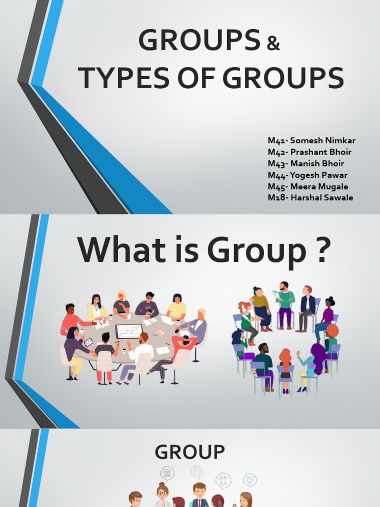 Groups and Types of Groups | PDF | Communication | Behavioural Sciences