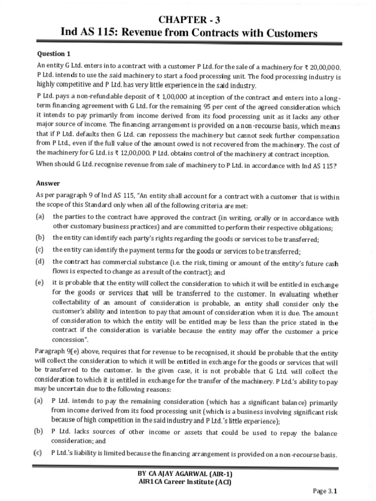 Ind AS 115 | PDF