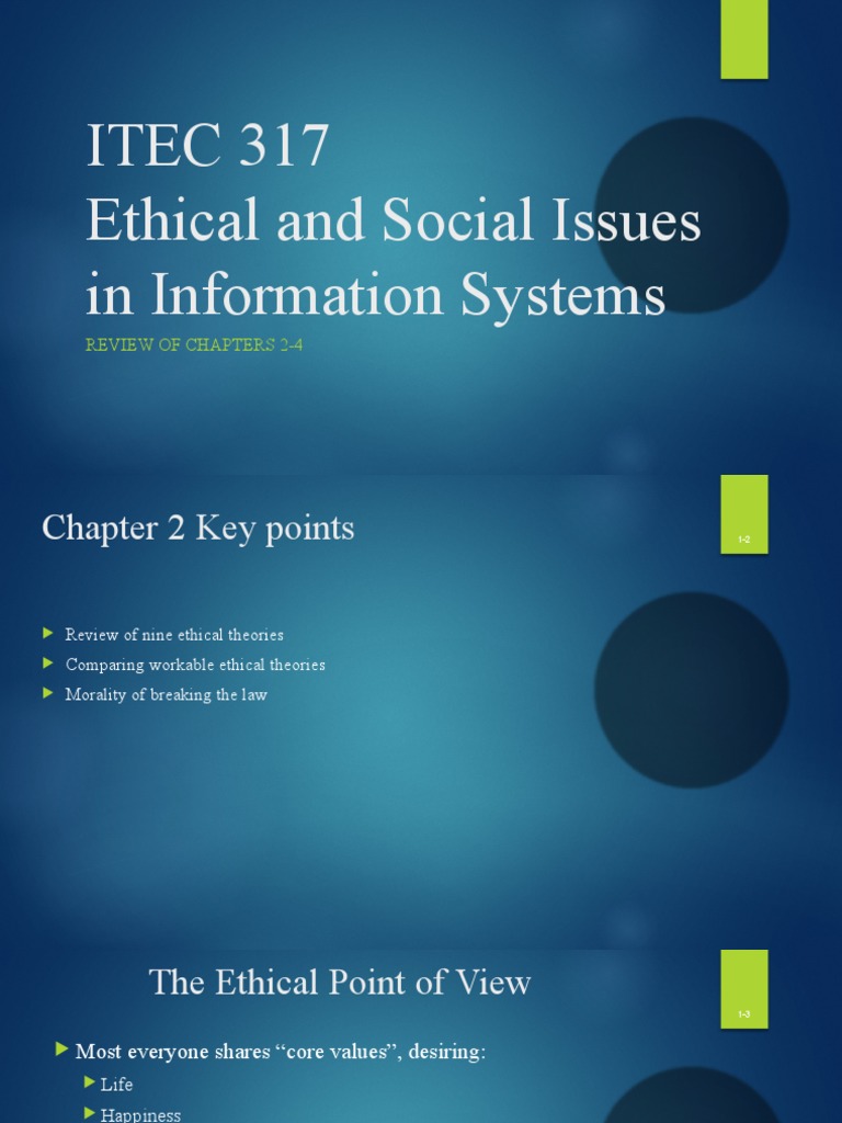ITEC 317 Chapter 2 | PDF | Utilitarianism | Morality