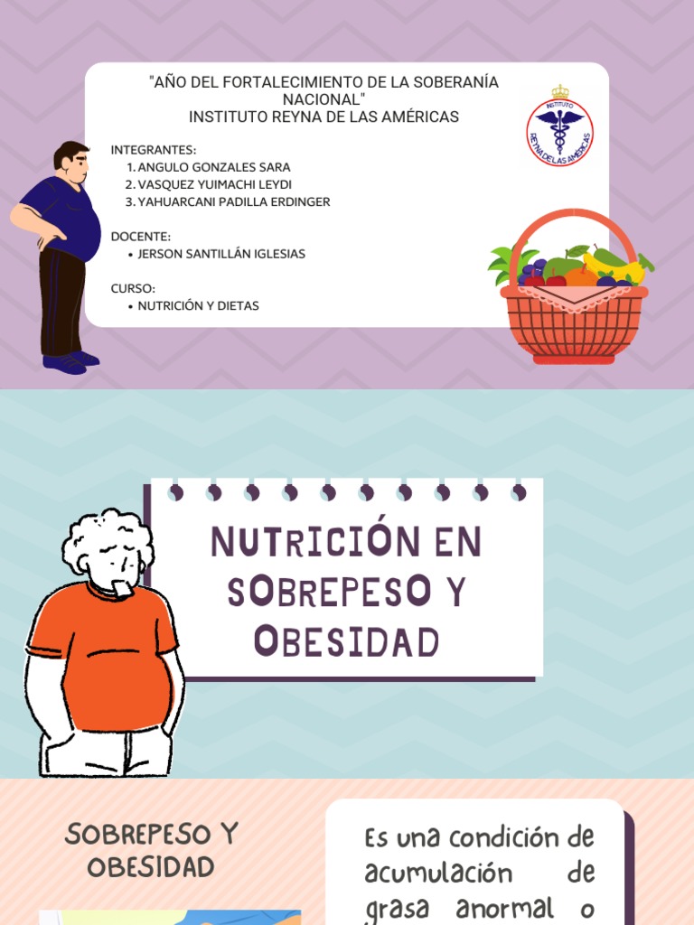 Nutrición En Obesidad Y Sobrepeso Pdf Obesidad Nutrición