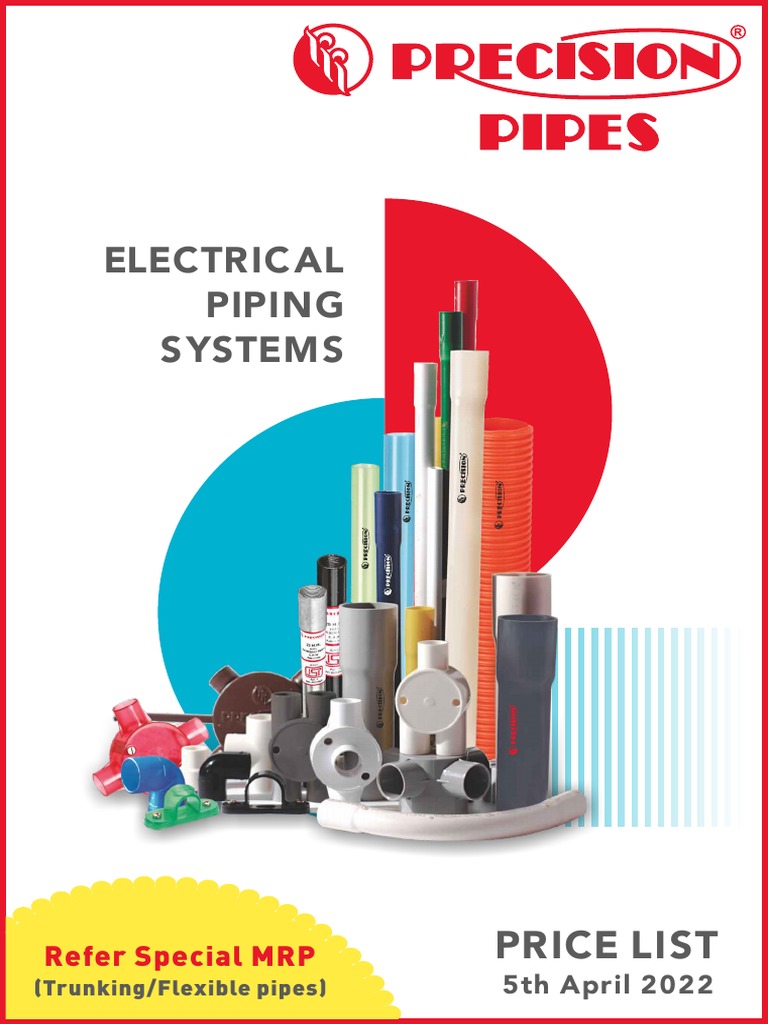 Precision Electrical Pricelist - 05.04.2022 | PDF | Pipe (Fluid ...