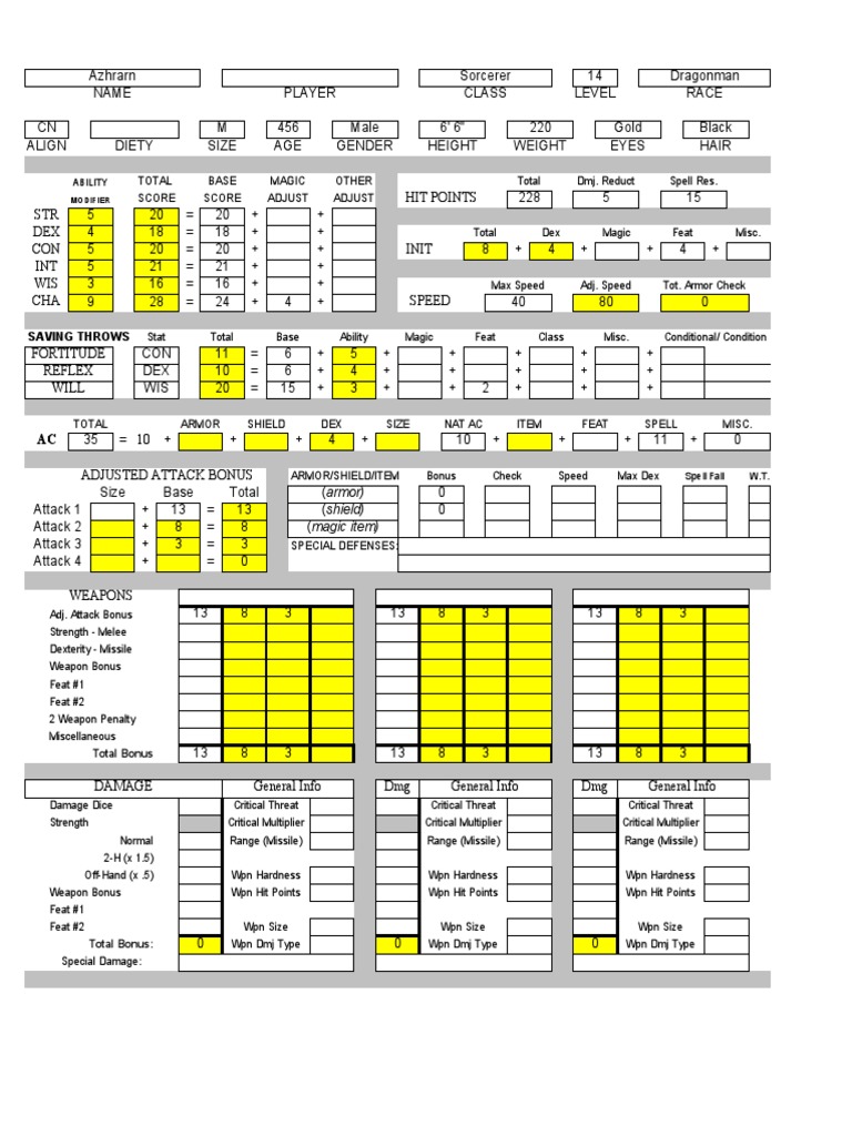 Azhrarn | PDF | Role Playing Games | Wizards Of The Coast Games