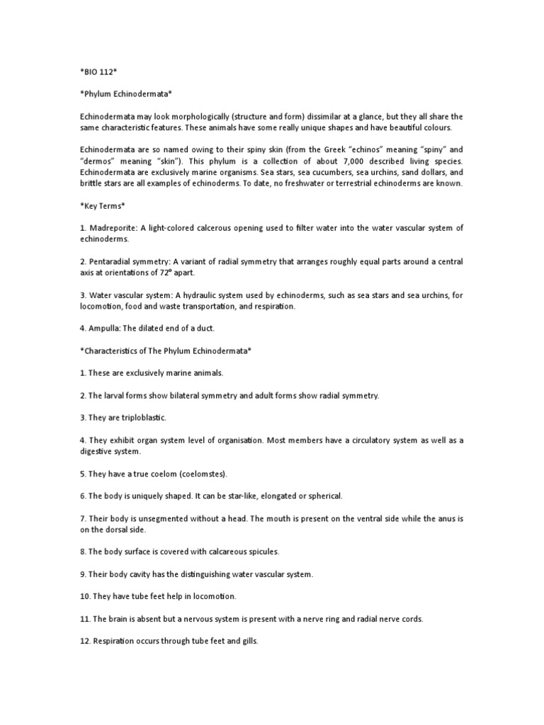 Bio 112 | PDF | Zoology | Anatomy Bio 112 | PDF | Zoology | Anatomy