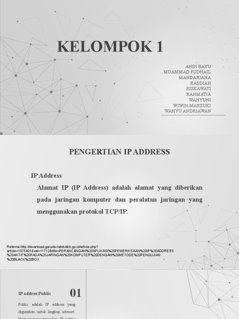 Kelompok 1 - Pemrograman Jaringan - C | PDF