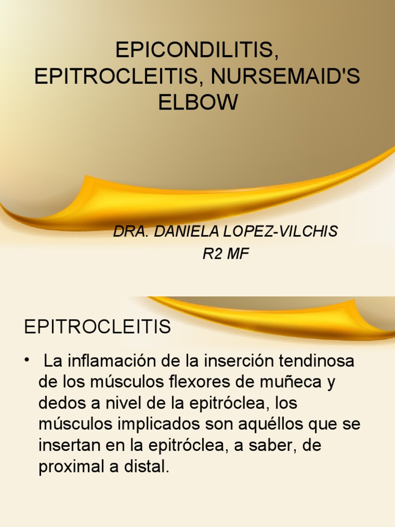 epicondilitis epitrocleitis | PDF | Codo | Medicina CLINICA