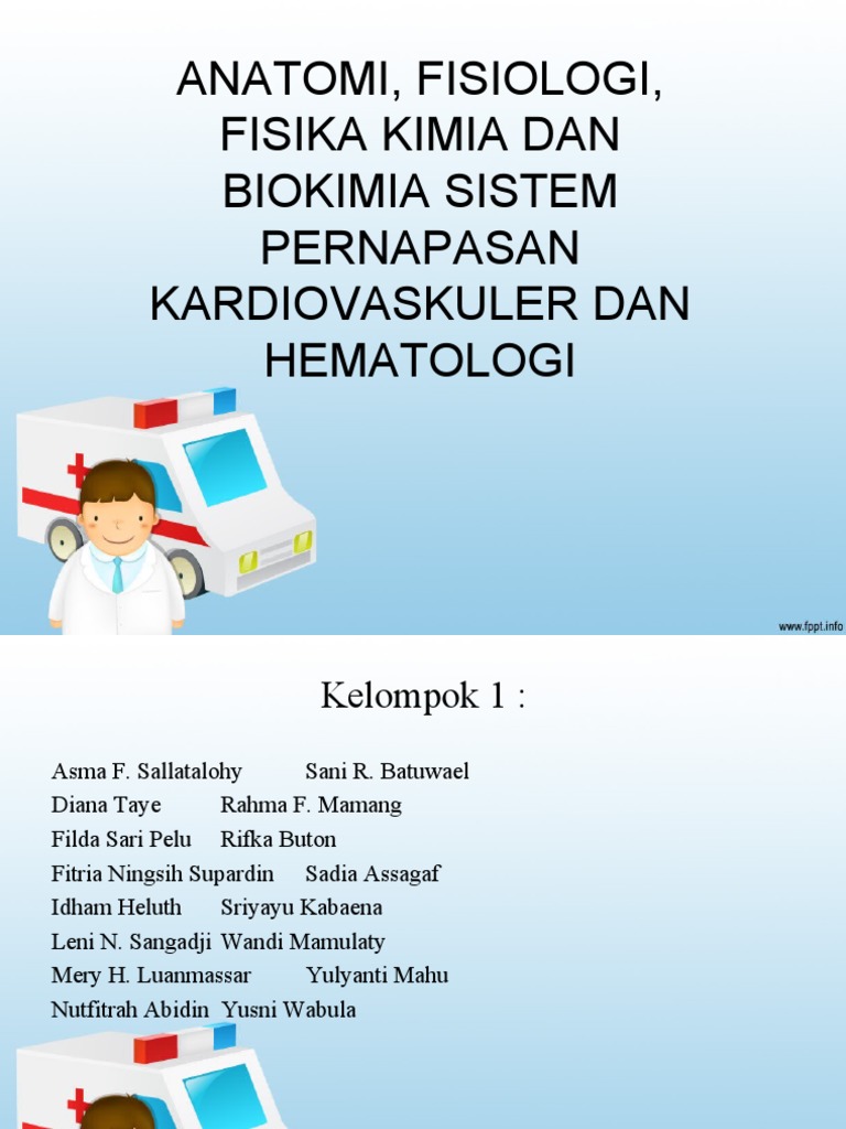 PPT Anatomi Fisiologi Biofisika Dan Biokimia | PDF