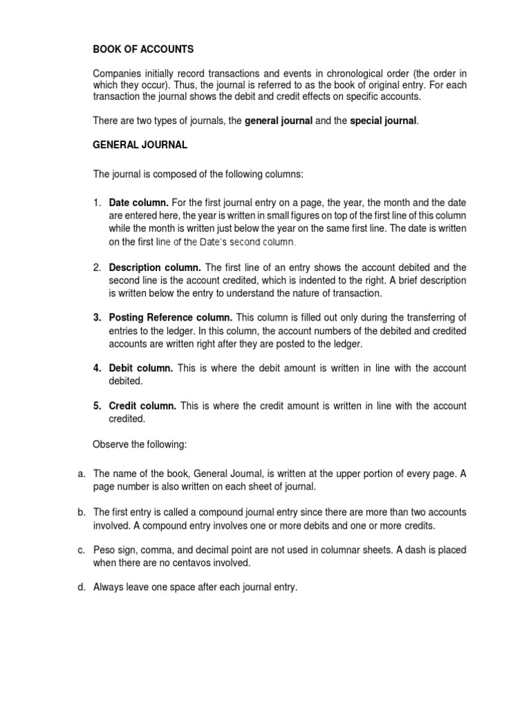 Book of Accounts | PDF | Debits And Credits | Accounting