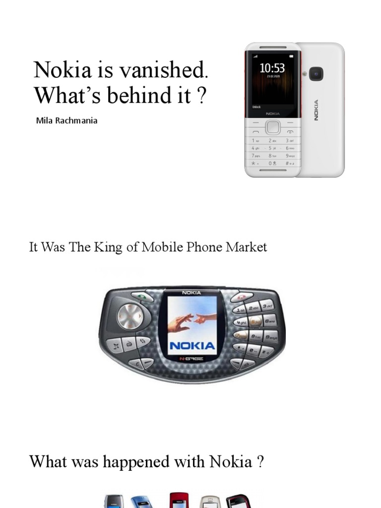 Why Nokia Failed in the Mobile Market | PDF