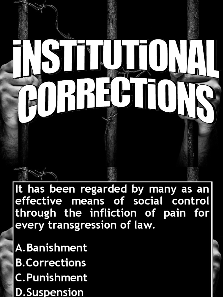 Insti-1 | PDF | Prison | Rehabilitation (Penology)