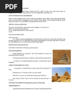 Mga Sinaunang Kabihasnan NG Asya - Handouts | PDF