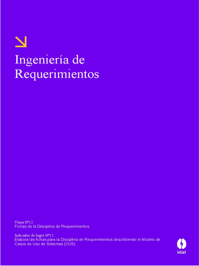 Guía IR 12 - Fichas de La Disciplina de Requerimientos | PDF | Caso de uso | Software