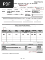 Sample SALN | PDF | Identity Document | Government
