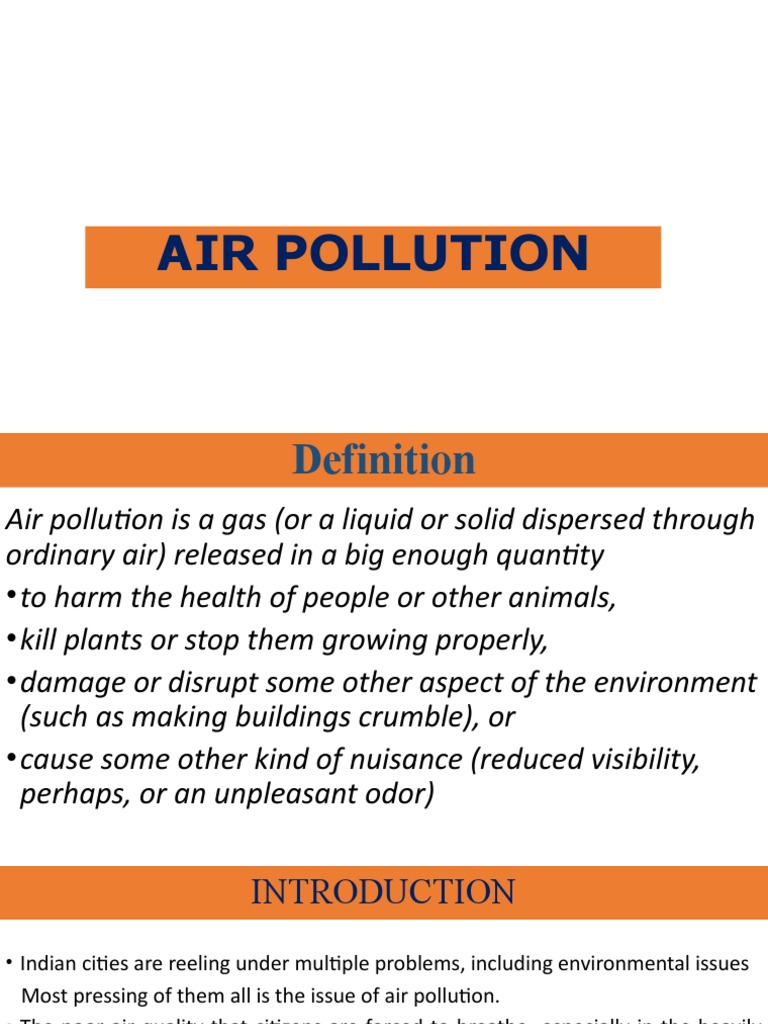 Air Pollution 3-1-2020 | PDF | Air Pollution | Particulates