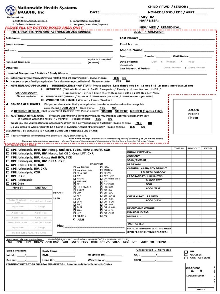 Nationwide Health Checkup | PDF | Travel Visa | Medical Specialties