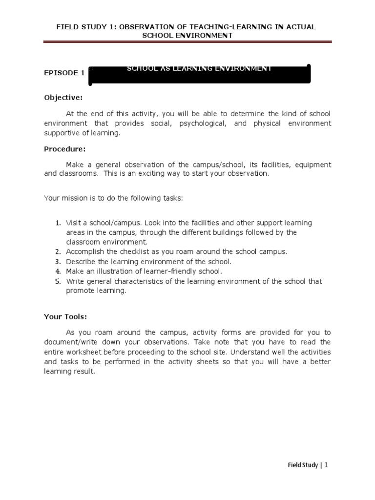 Fs 1 Educ 11 Completed Module | PDF