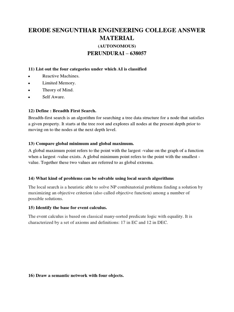 Esec Complete Notes For MCA Students | PDF | Computers