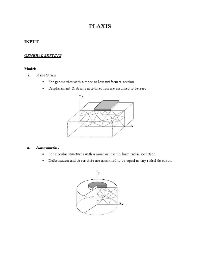 PLAXIS | Download Free PDF | Bending | Deformation (Engineering)