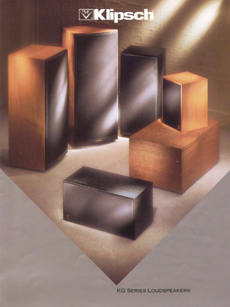 Hfe Klipsch KG Series 1992 Brochure en | PDF