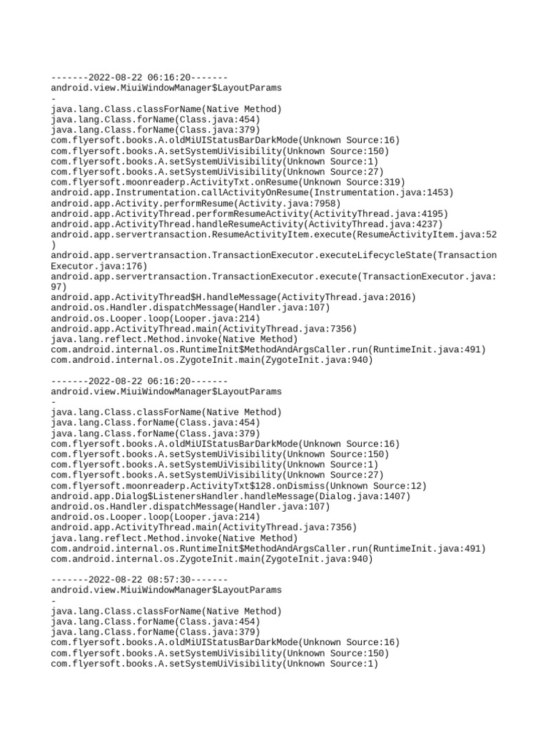 Errpro 705004 08.22 | PDF | Java (Programming Language) | Android (Operating System)