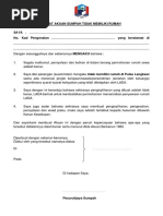 Borang Am 80 (Surat Akuan Sumpah) B | PDF