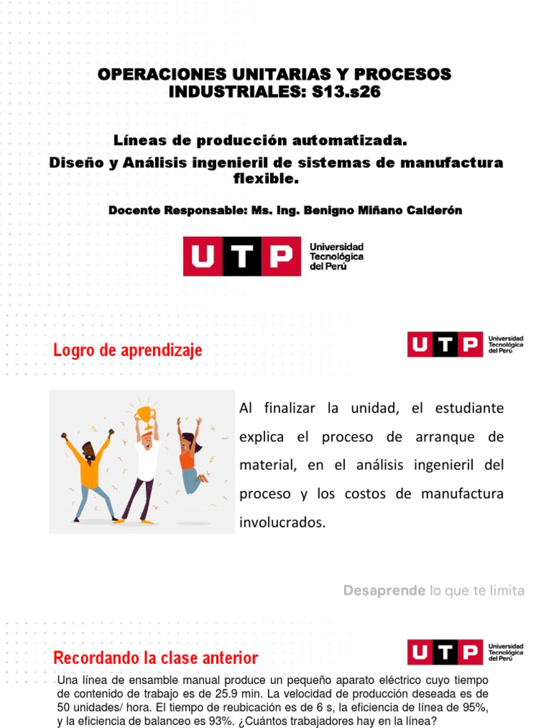 S13.s26 Líneas de Producción Automatizada. Diseño y Análisis Ingenieril ...
