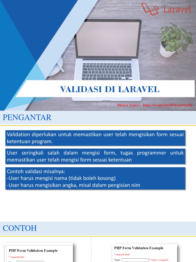 10 Laravel Validasi | PDF