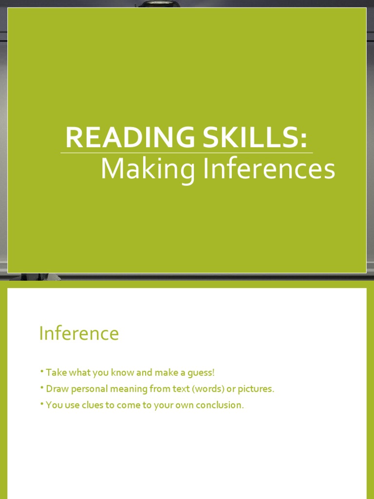 Inference | PDF | Inference