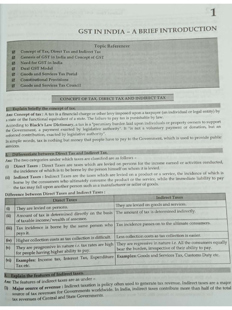 GST Introduction | PDF