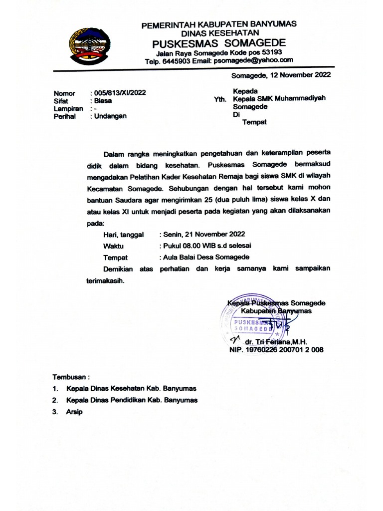 Undangan KKR SMK | PDF