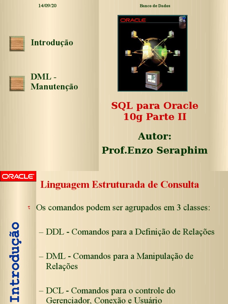 Comandos Dml Em Sql Insert Update E Delete Pdf Informática
