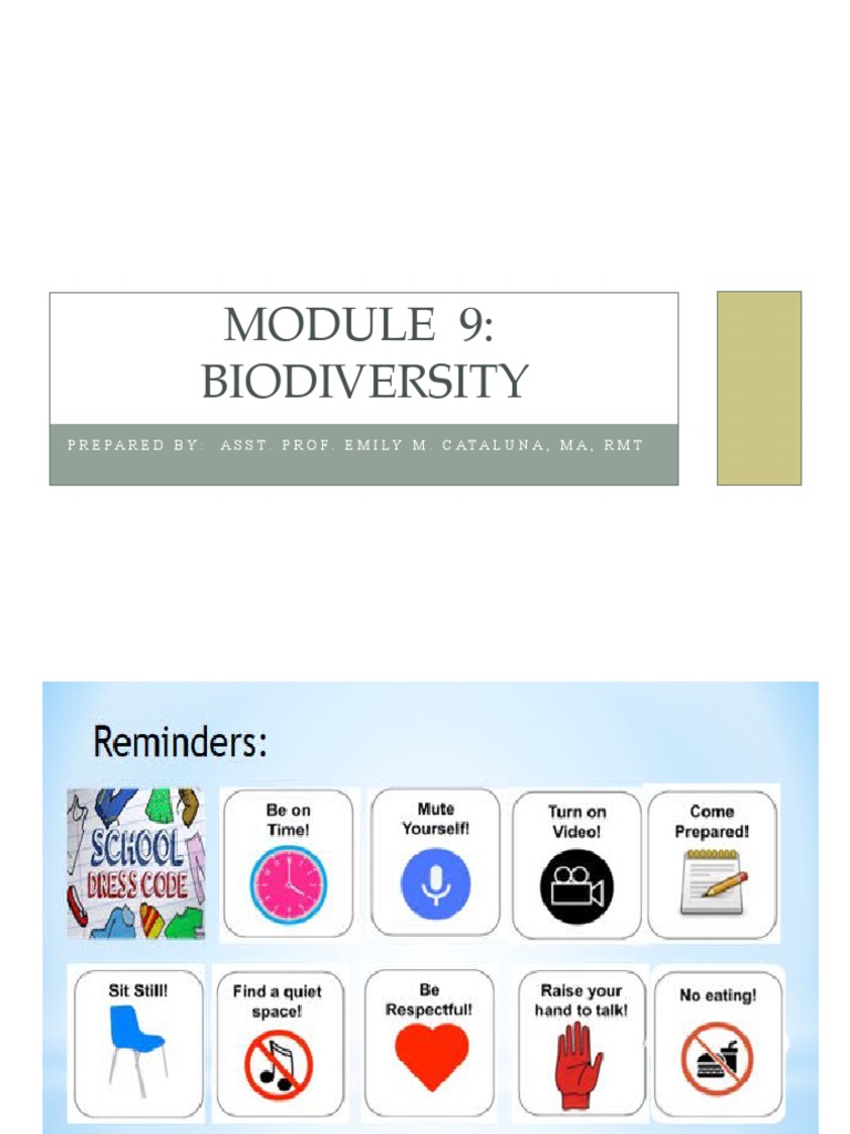 Module 9 - Biodiversity | Download Free PDF | Biodiversity ...