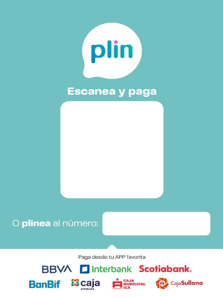 Sticker Pago QR Plin | PDF