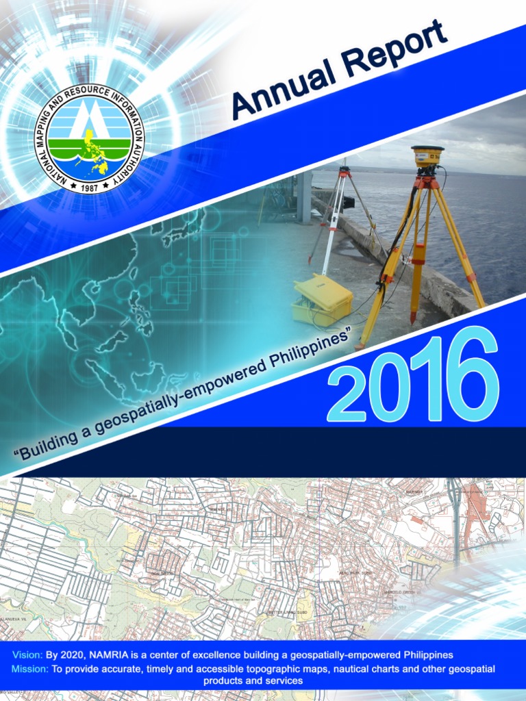 2016 NAMRIA Annual Report | Download Free PDF | Geodesy | Geographic ...