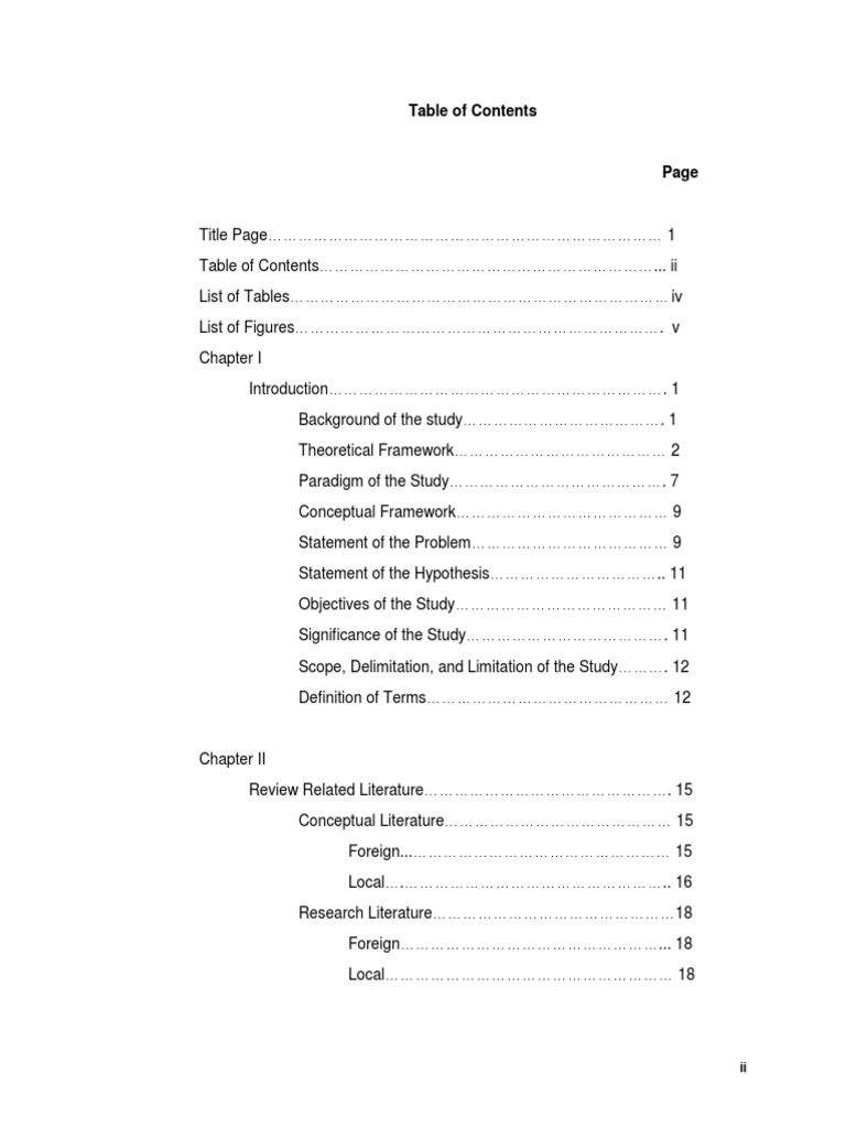 Table of Contents | PDF | Science | Methodology