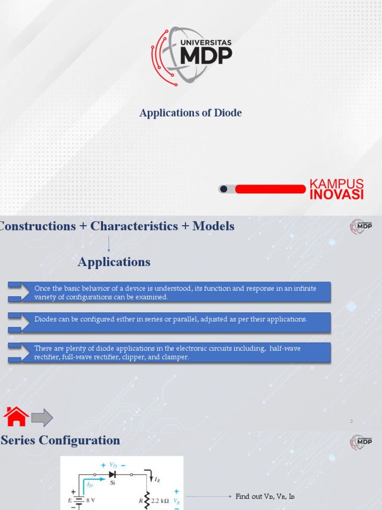 On Diode Applications | PDF | Rectifier | Diode