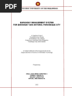 Barangay Information Management System o | PDF | Graphical User ...