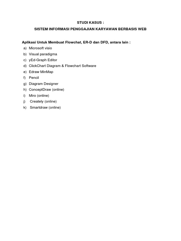 Sistem Informasi Penggajian Karyawan Berbasis Web | PDF