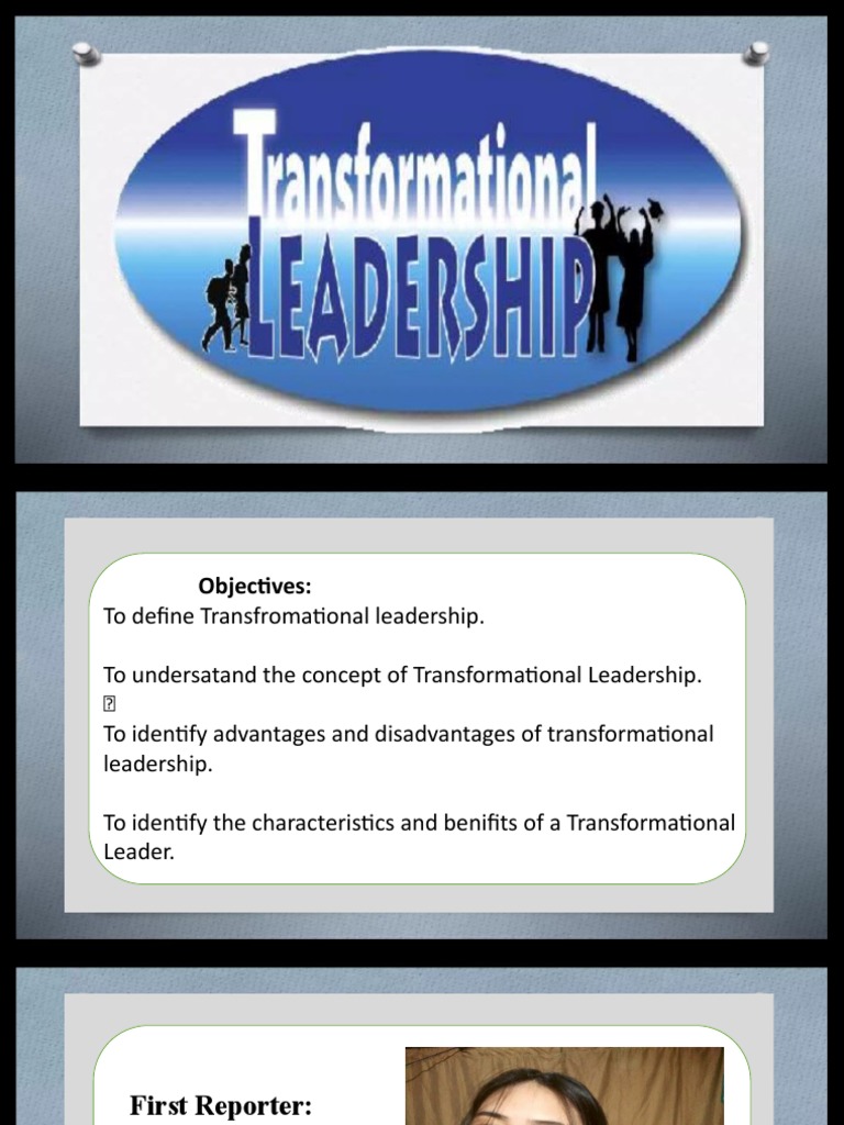 Presentation Transformational Leadership | PDF | Transformational Leadership | Psychology