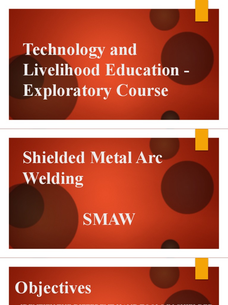 Cot - Smaw 8 | PDF | Screw | Welding