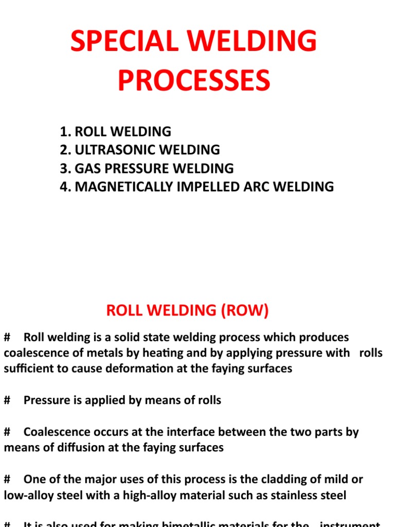 Special Welding | PDF | Welding | Construction