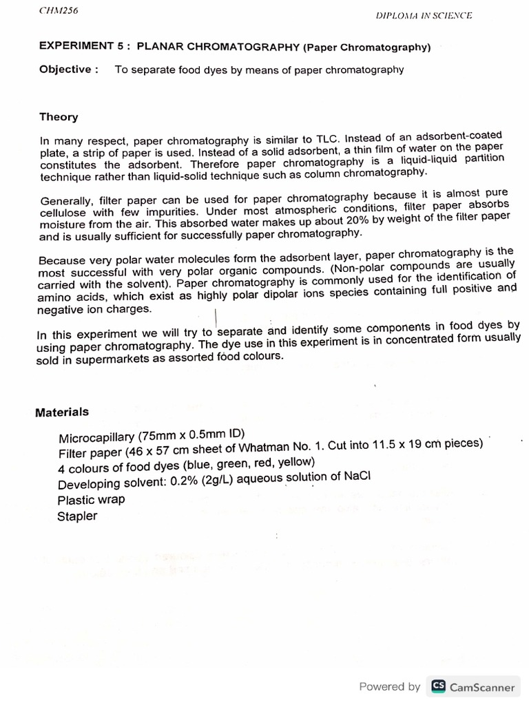 Planar Chromatography Pdf