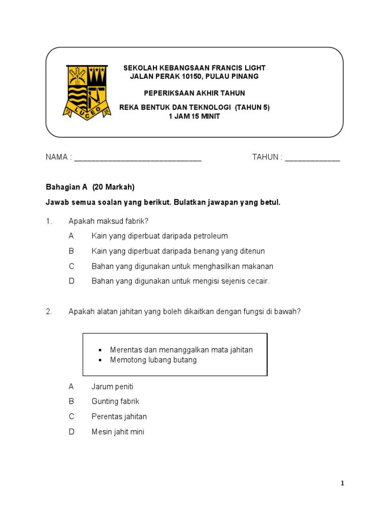 RBT Tahun 5 | PDF