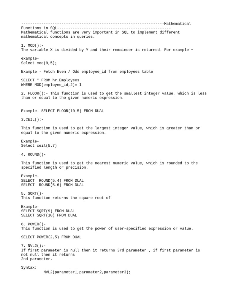 Arithmetic Functions Pdf Parameter Computer Programming Function Mathematics