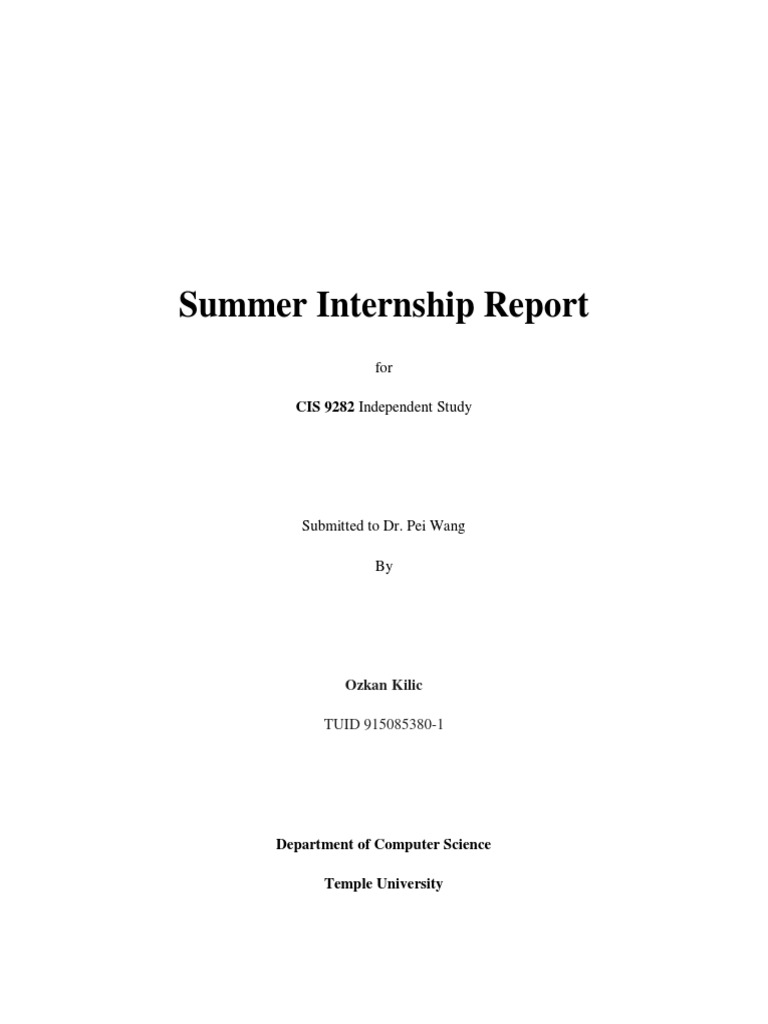 Ai Internship Report | PDF | Parsing | Mind