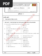 Grade 11 History Paper 2020 1st Term Test Southern Province | PDF ...