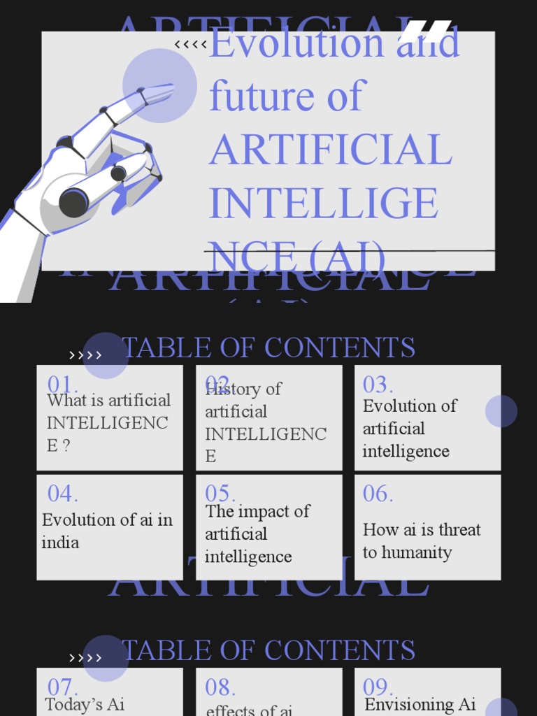 Evolution and Future of Artificial Intelligence | PDF | Artificial ...