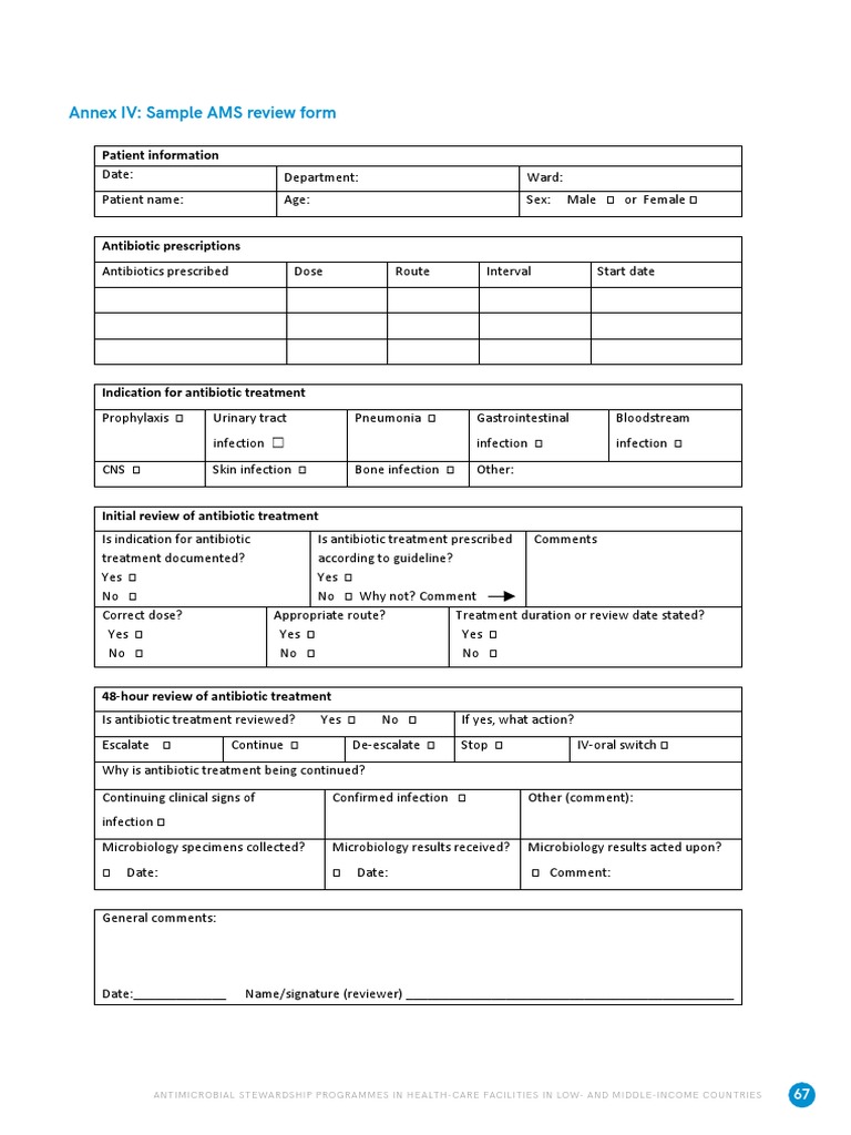 Form Evaluaso Ams | Download Free PDF | Infection | Medical Treatments