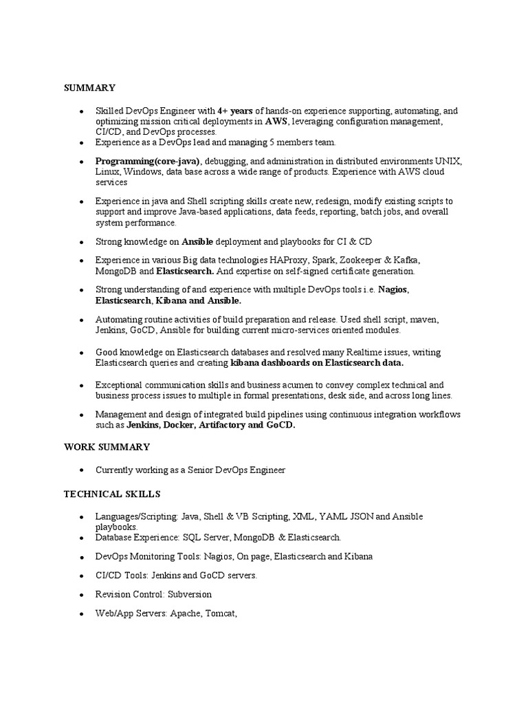 Resume | PDF | Scripting Language | Mongo Db