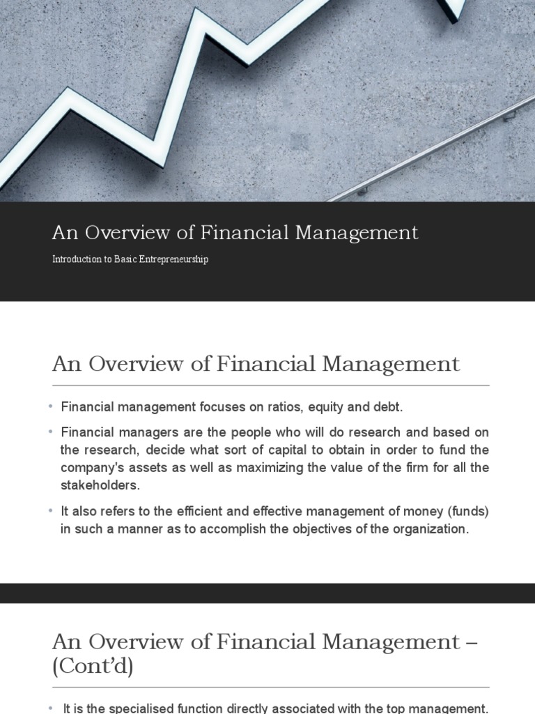 An Overview of Financial Management | PDF | Financial Statement ...